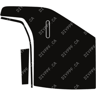 Door, Full Rear Left 2022-2024 Rivian R1T 24-22 Crew P/U PPF — DIY PPF