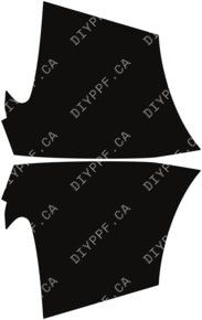 Fenders L & R, Wrapped 2021-2024 Mitsubishi Mirage G4 SE 24-21 4D Sdn ...