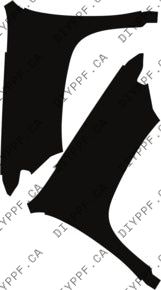 Fenders L & R Full 2024-2025 Chevrolet Silverado HD 2500/3500 LTZ 25-2 ...