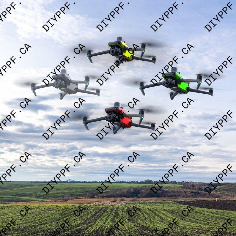 DJI Mavic 3 Enterprise high-visibility drone skin decal wrap – DIY PPF