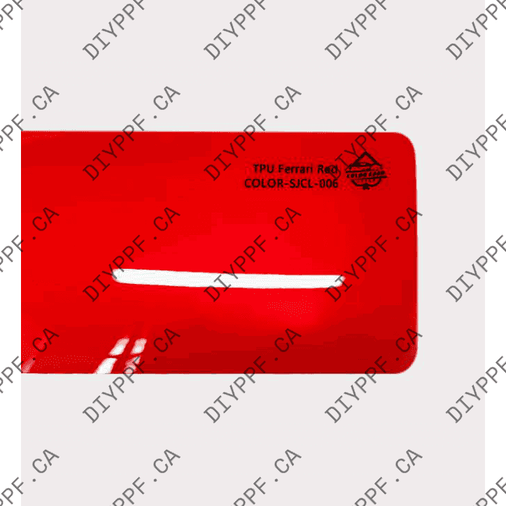 Ferrari Red Colored PPF Film – DIY PPF