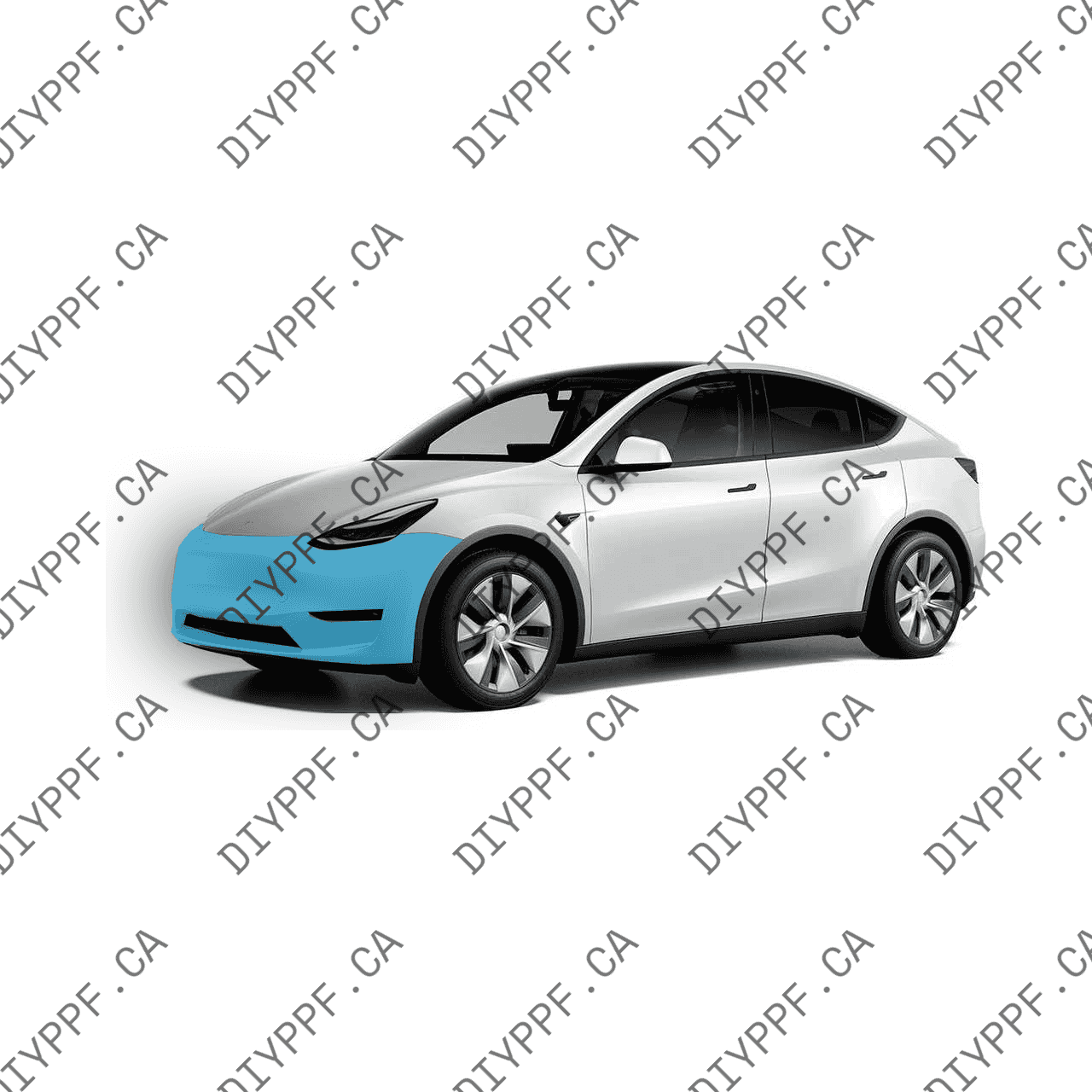 Tesla Model Y - Front Bumper PPF Kit – DIY PPF