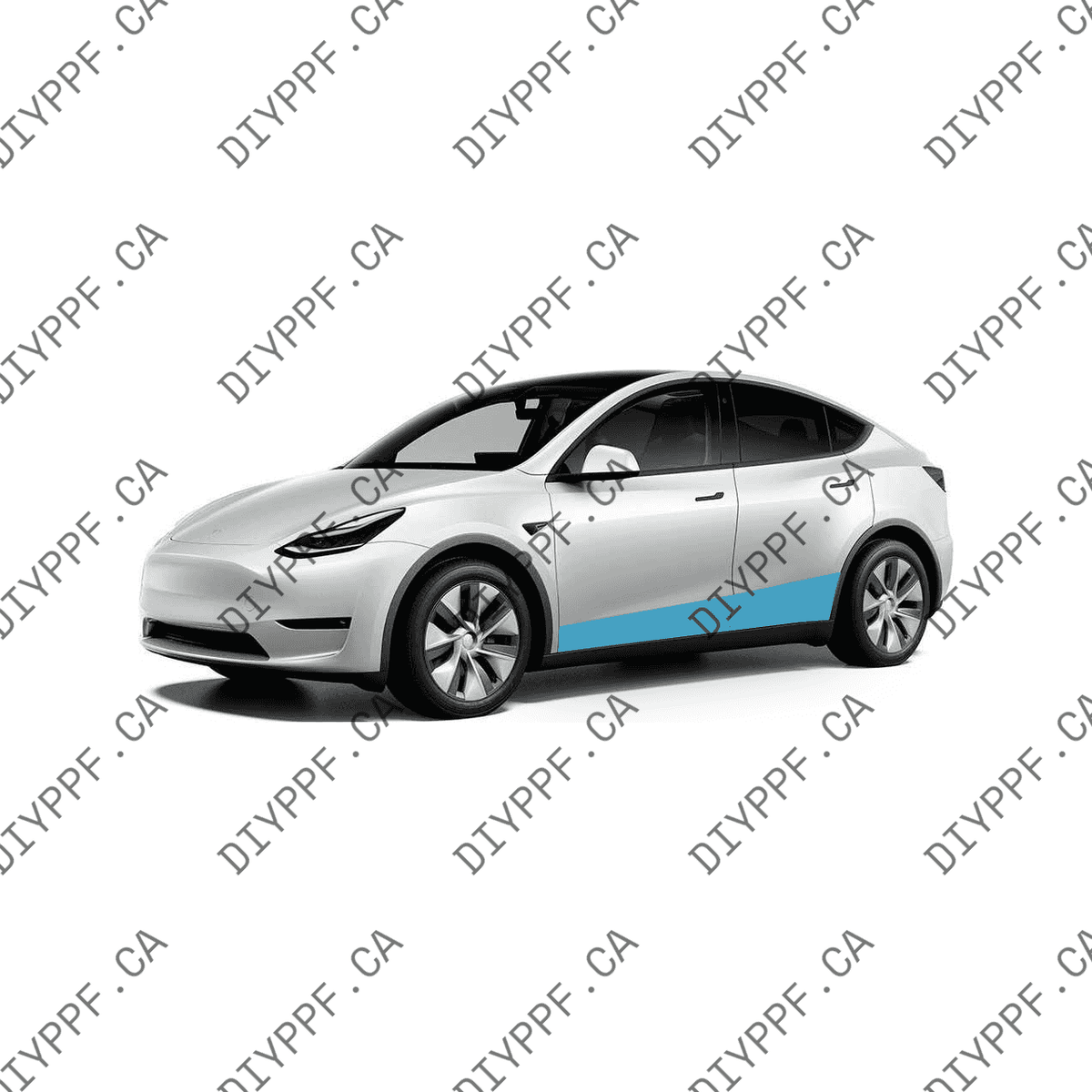 Tesla Model Y - Lower Door PPF Kit — DIY Paint Protection Film